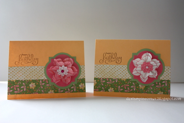 De Stampin' Corner: Flowery Birthday Cards