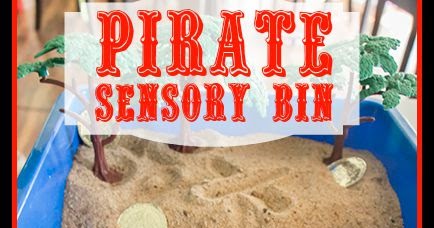 Find the Treasure in this Pirate Sensory Bin - Life with Moore Babies