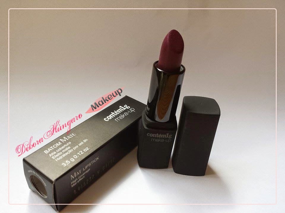 Débora Húngaro: Batom Berry Noir Matte | Contém 1g