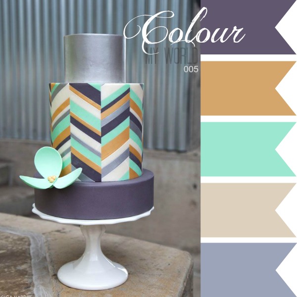 The Scrap Farm: Colour My World - combining colour with cake!