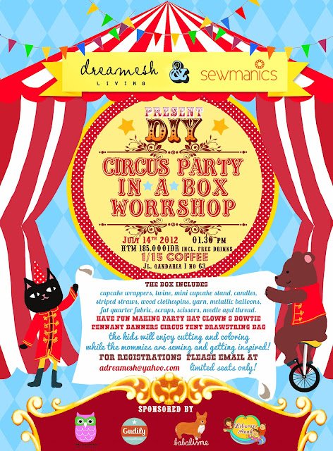 lia's crafty journey: diy circus party workshop