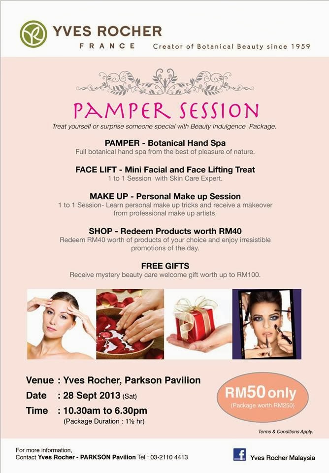 ♥ I am CpMooN ♥: Indulge in Beauty Pampering Session with Yves Rocher