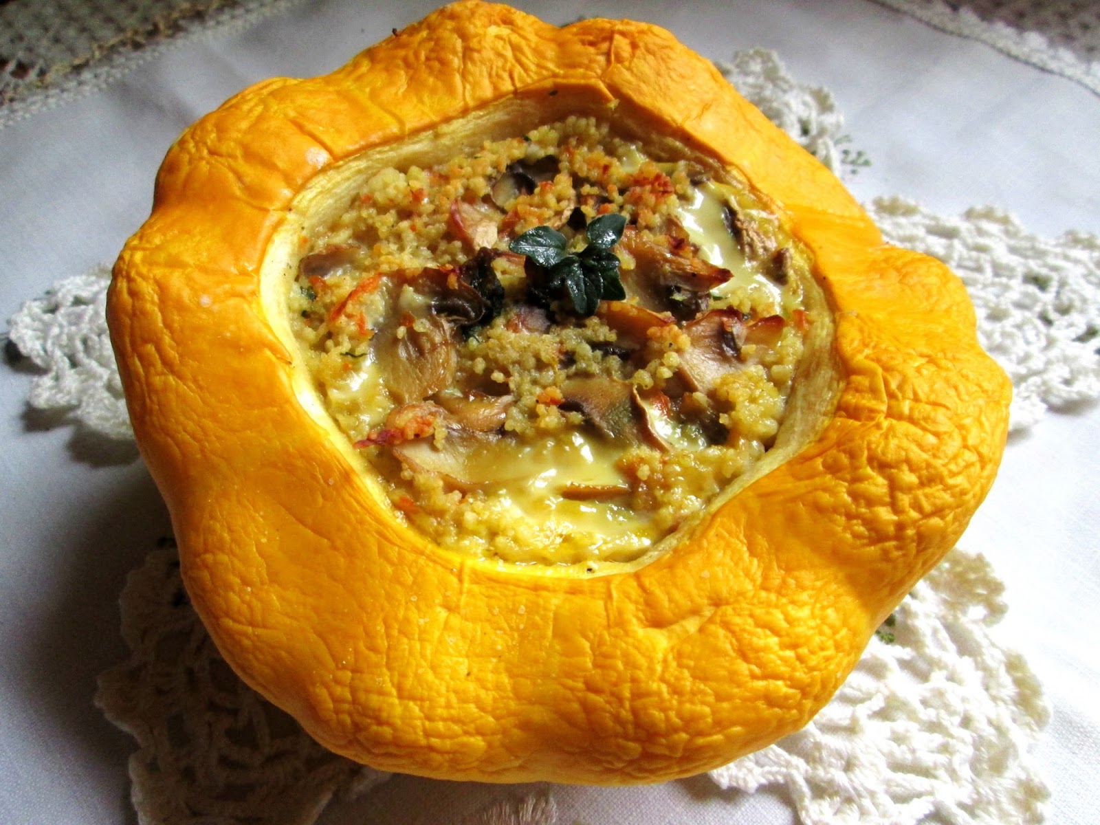 Patisony faszerowane kaszą kuskus i warzywami | Tradycyjna kuchnia