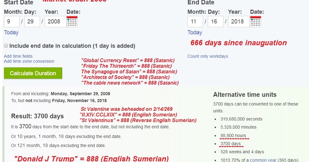 Decoding Satan: Fri, 16 November 2018 #1116 #88800 #3700