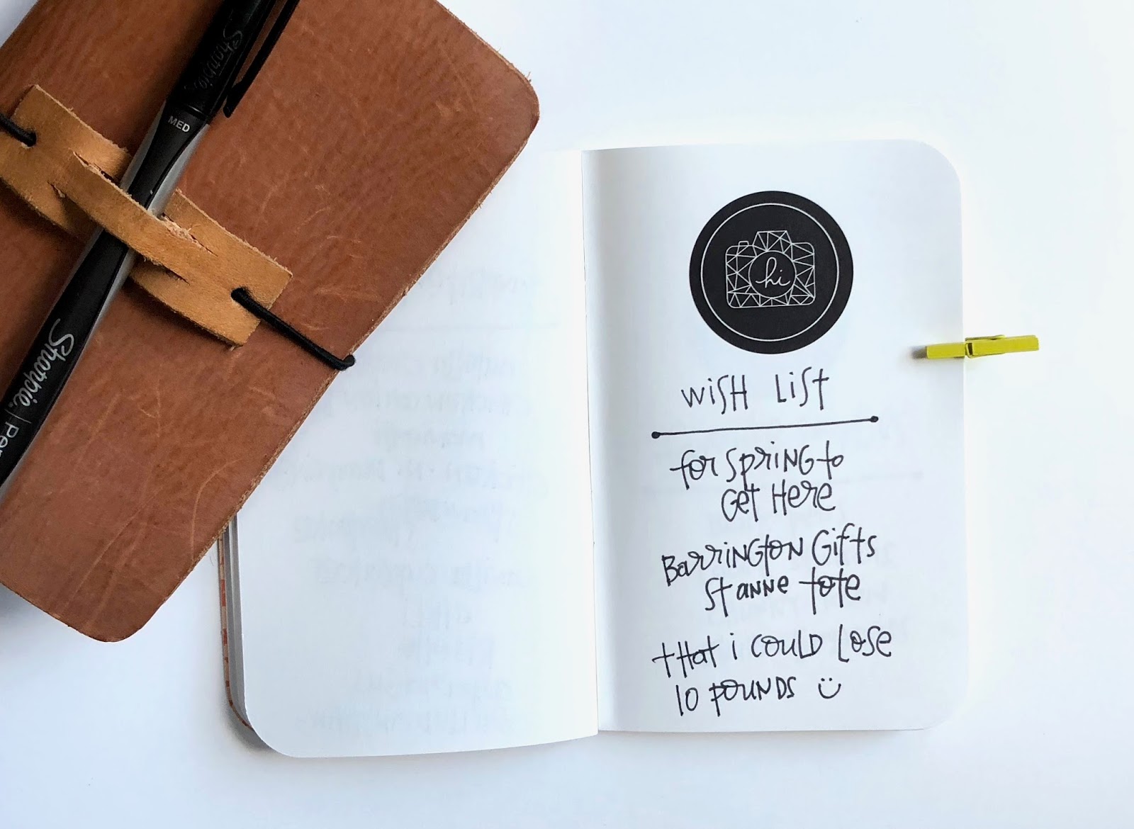 Using my Field Notes Journal for Listing