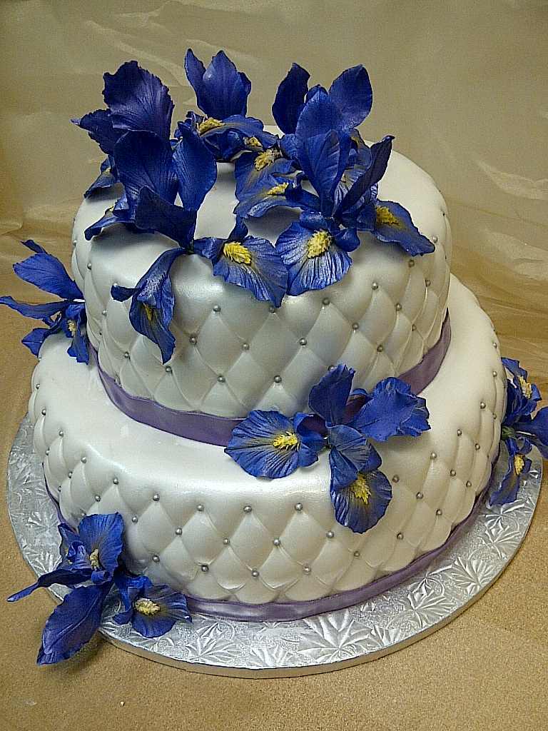 Cakes By Allie: Purple Iris Cake