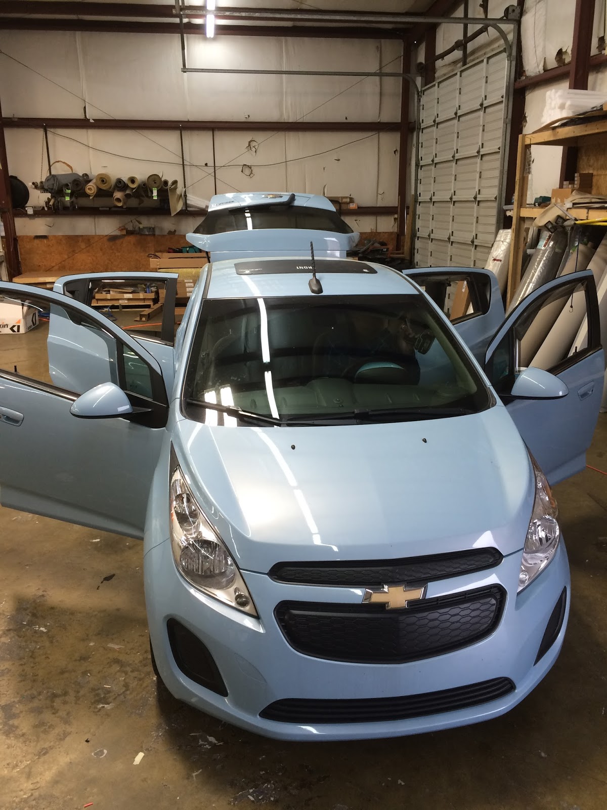 My 2014 Chevy Spark EV: Sunroof install