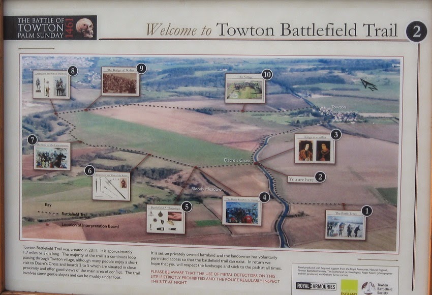 Ancients on the Move: 29th March (Palm Sunday), Towton, North Yorkshire