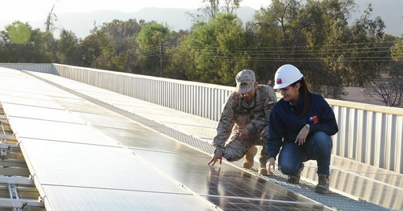desarrollo defensa y tecnologia belica: El Ejército de Chile instala paneles solares en sus ...