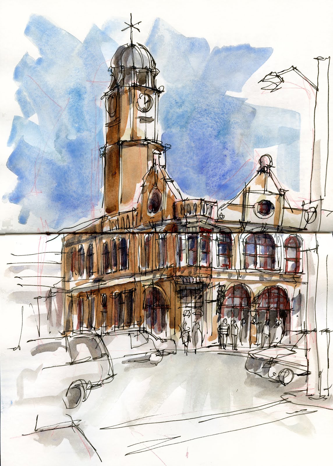 Urban Sketchers Australia: Newtown Post Office