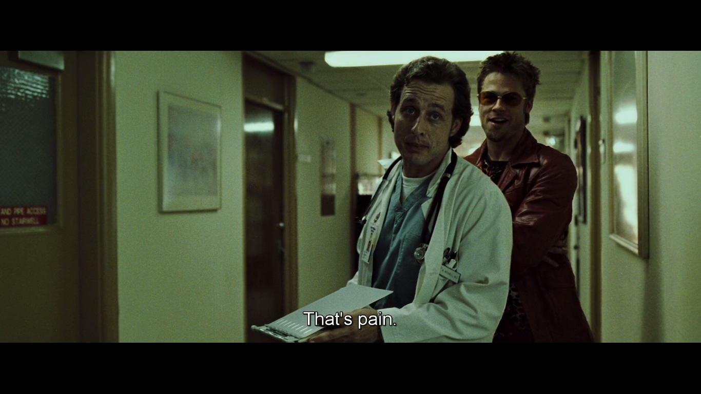 My Blah Blah Blah's: When did Tyler Durden made his entry Fight Club?