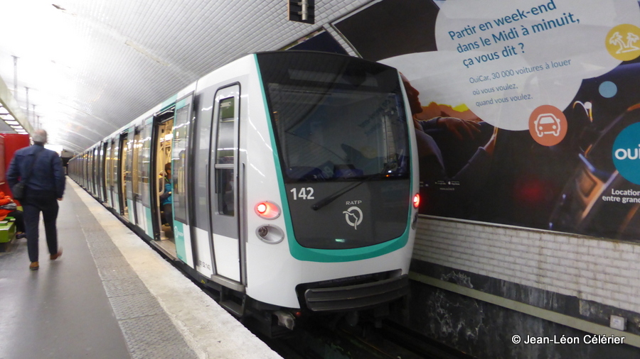 Les Tramways,Métro,RER,Bus de la RATP: Ligne de Métro 9