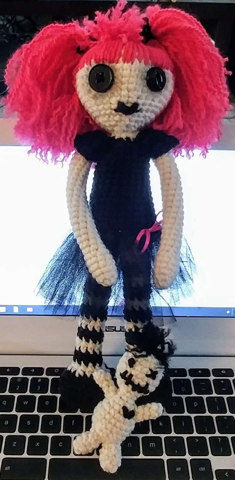 Goth Doll with Voodoo Baby