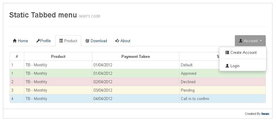 Membuat Menu Statis dengan PHP, HTML dan Bootstrap - Blog Mblasak