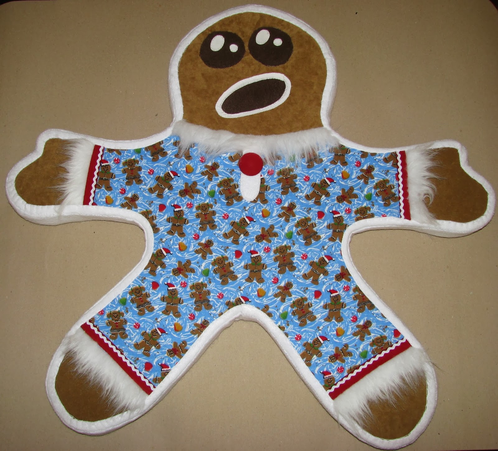 The Crafted Palette: "Sweet Face" The GIANT Gingerbread Man