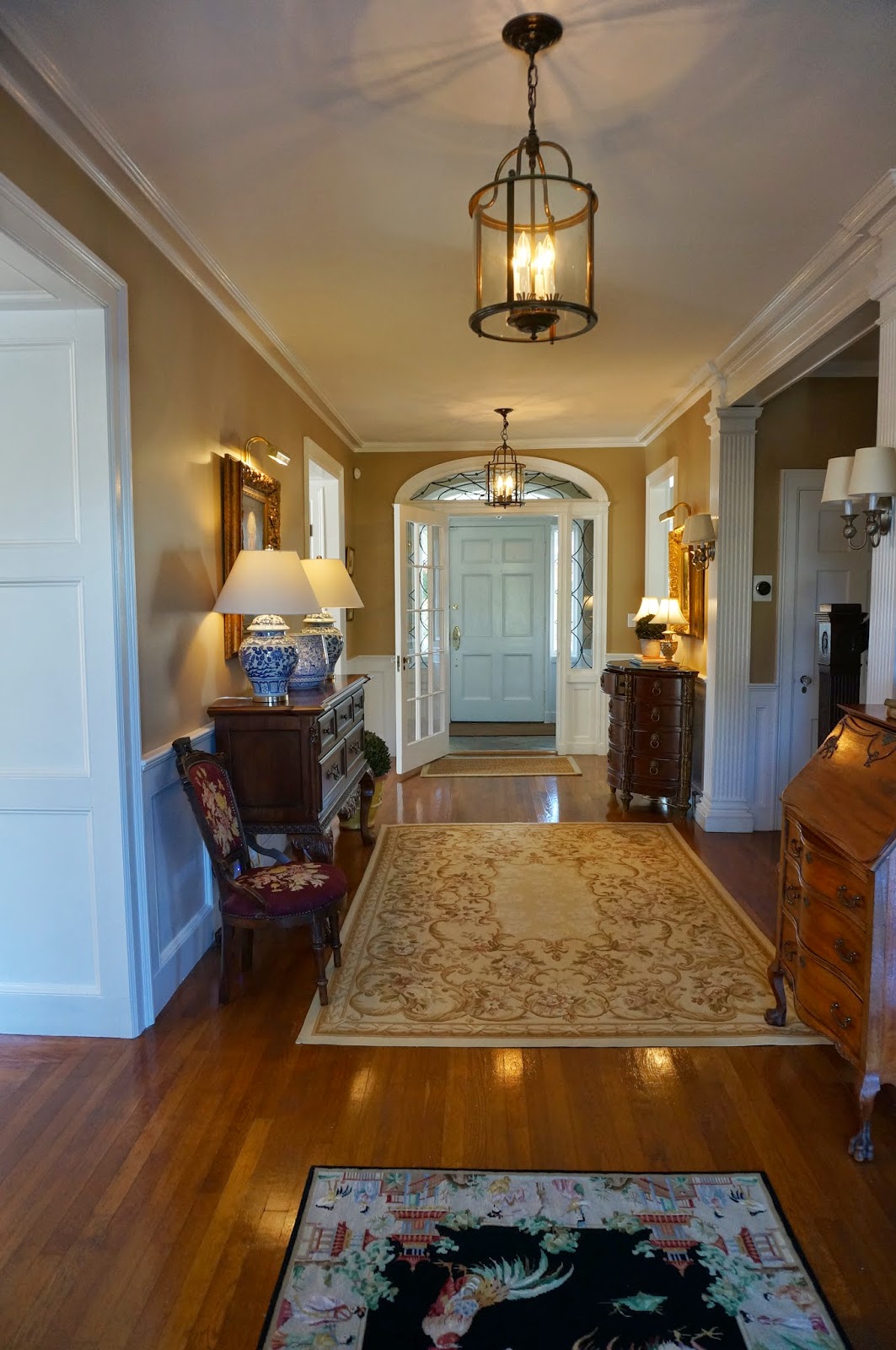Room Reveal: The Front Hall - Preppy Empty Nester F
