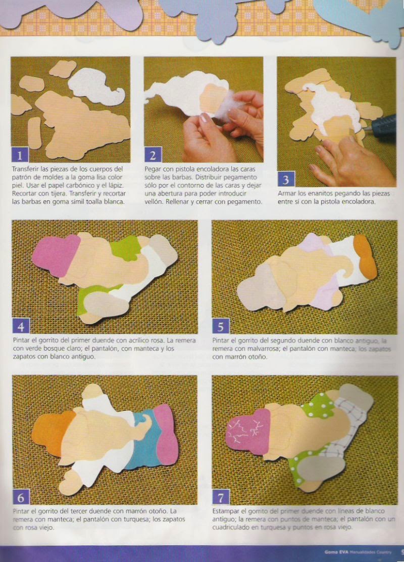 Como hacer animales en foamy | Revistas de manualidades Gratis