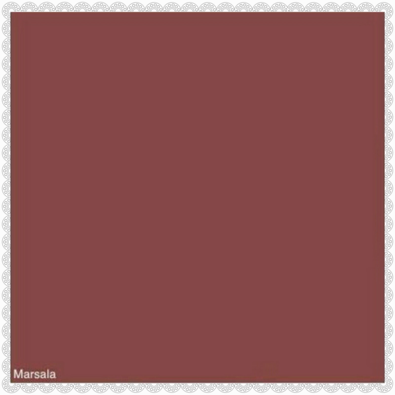 Blog da 1000K: A cor do ano: MARSALA