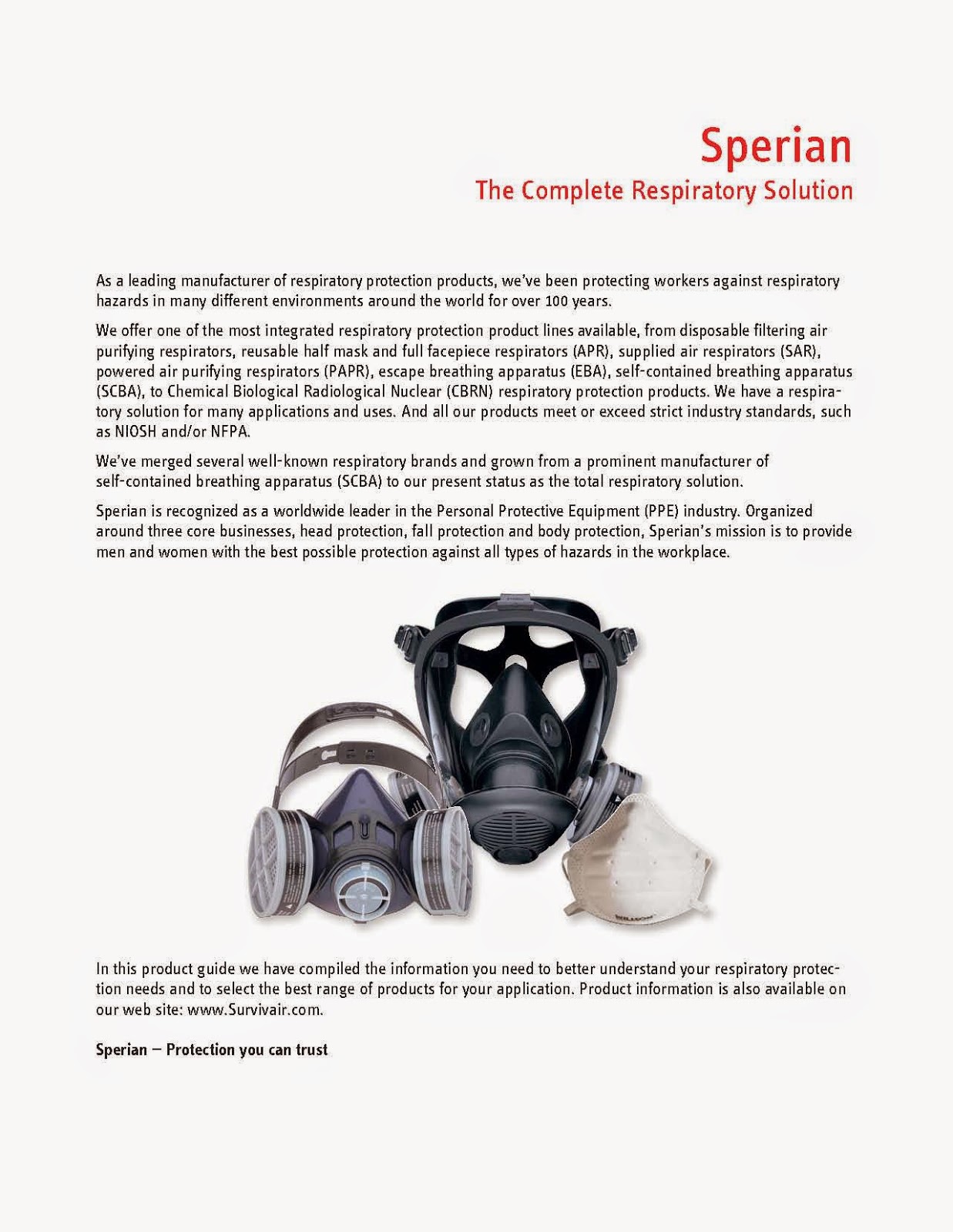 ABIYYU MITRA SEJAHTERA: SPERIAN PROTECTION - USA