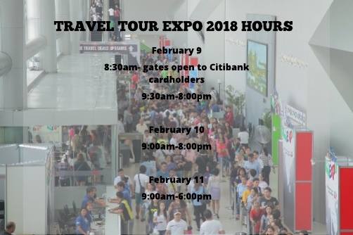 Manila Shopper: Travel Tour Expo at SMX MOA: Feb 2018