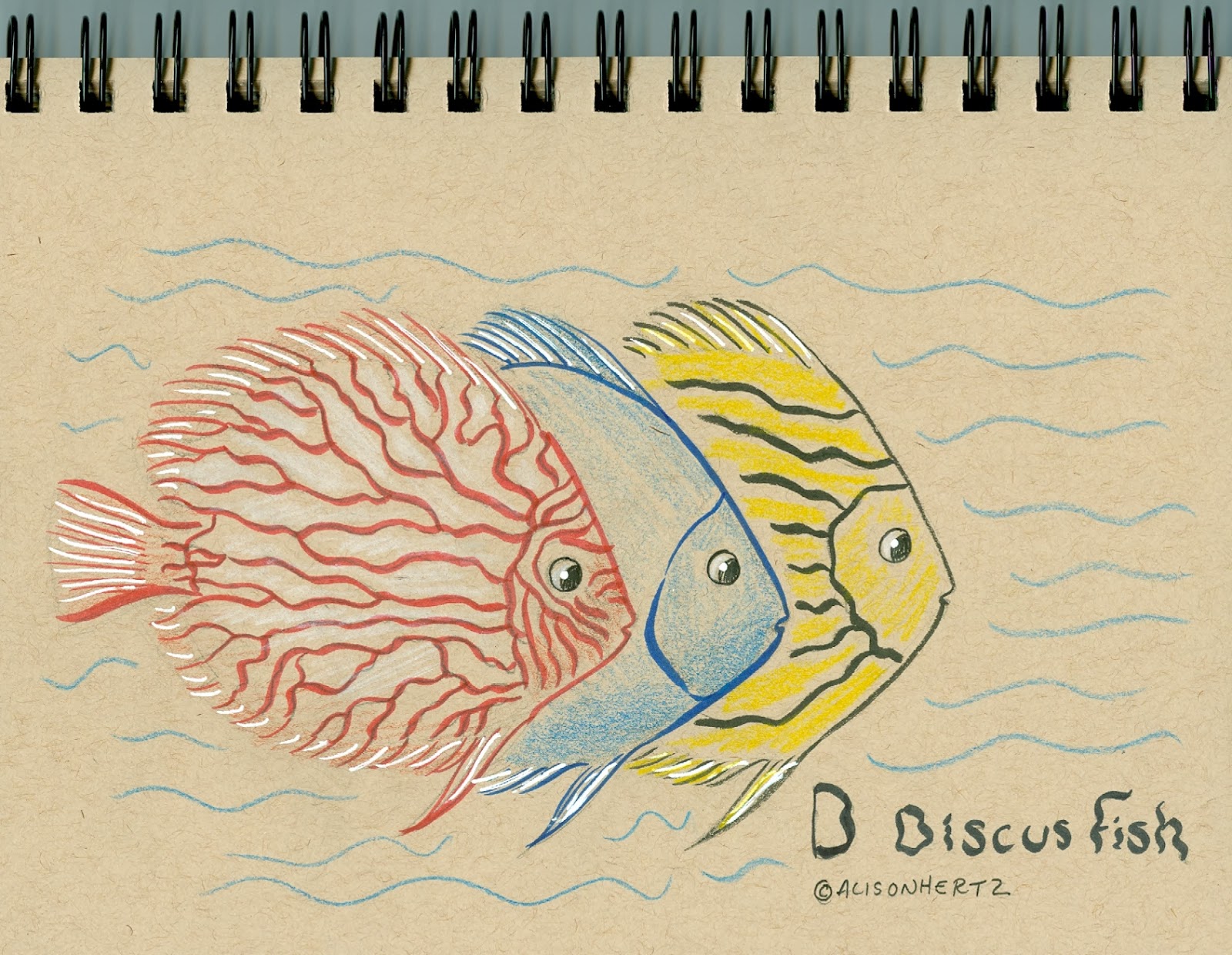 On My Mind: Doodle Day A-Z Ocean/Sea Life Challenge Completed!