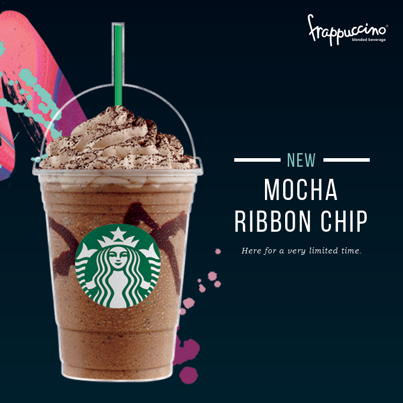 星巴克新饮料：Mocha Ribbon Chip Frappuccino