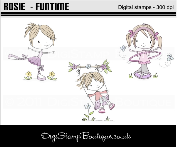 Vixx Handmade Cards: DSB DT CARD ~ FUNTIME ROSIE...