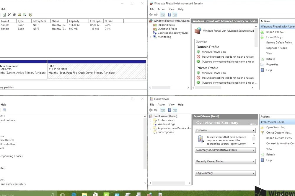 Microsoft Management Console - Computer Management Windows 7
