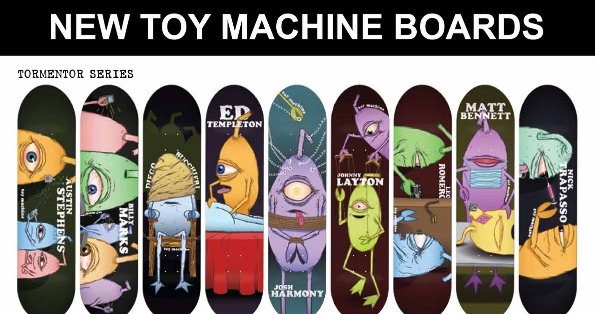 New Toy Machine boards coming in..