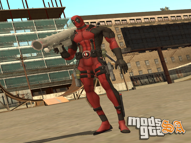 Mods GTA San Andreas: Skin Deadpool