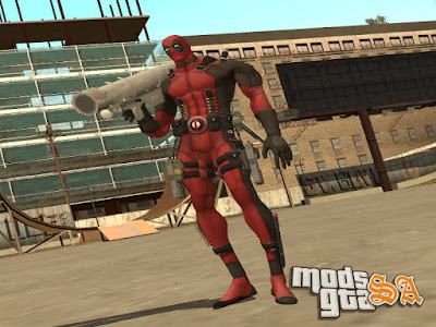 Mods GTA San Andreas: Skin Deadpool
