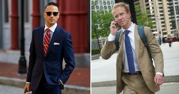 How to Be a Gentleman: 9. Wearing backpacks with suits