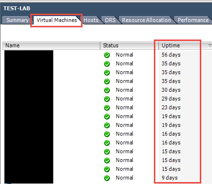 How to Check Up Time of ESXi Host or Virtual Machine from vCenter Server