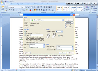 How to print multiple pages in Word | How to Word