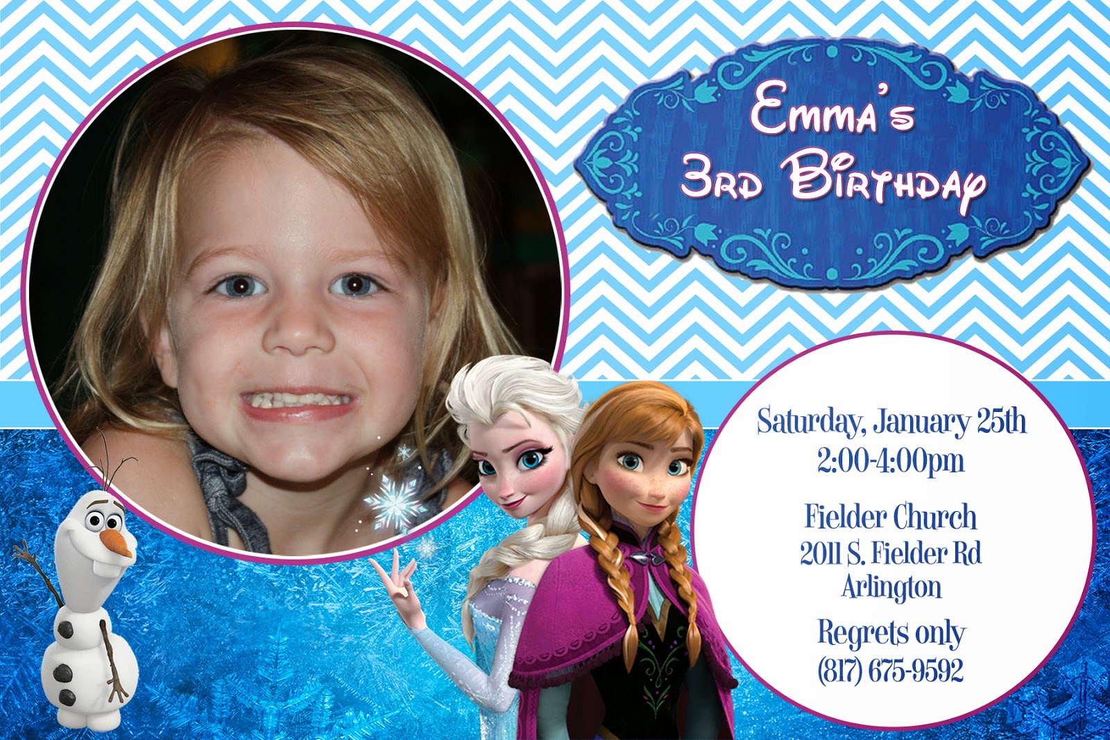 Ivie Family: Emma's 'Frozen' 3rd Birthday Party!