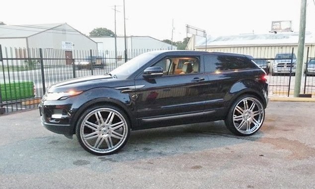 Ace-1: 2013 Range Rover Evoque on 26" Asantis by 813 Customs