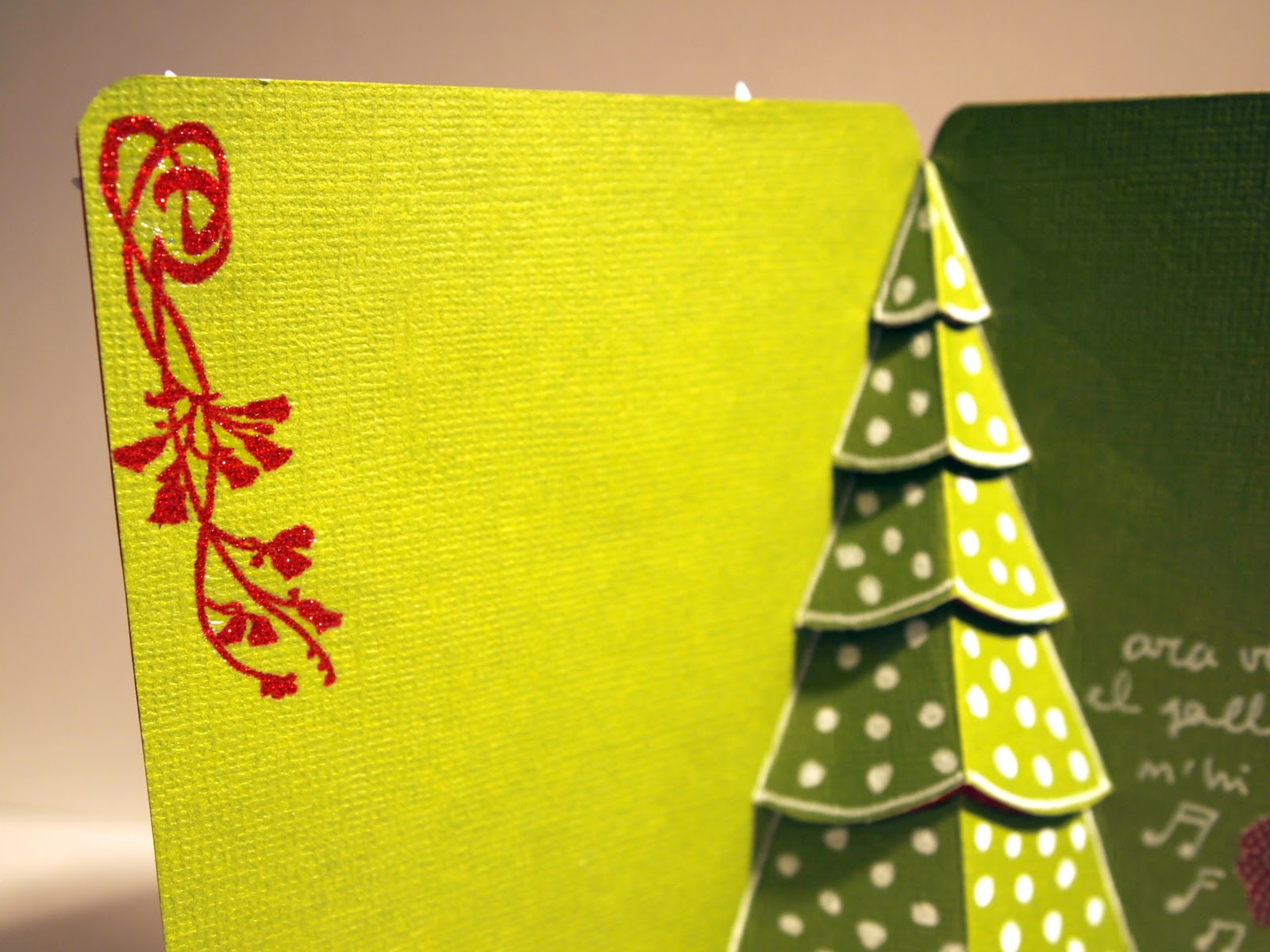 coses d'scrap: Videotutorial per fer una postal POP-UP de NADAL