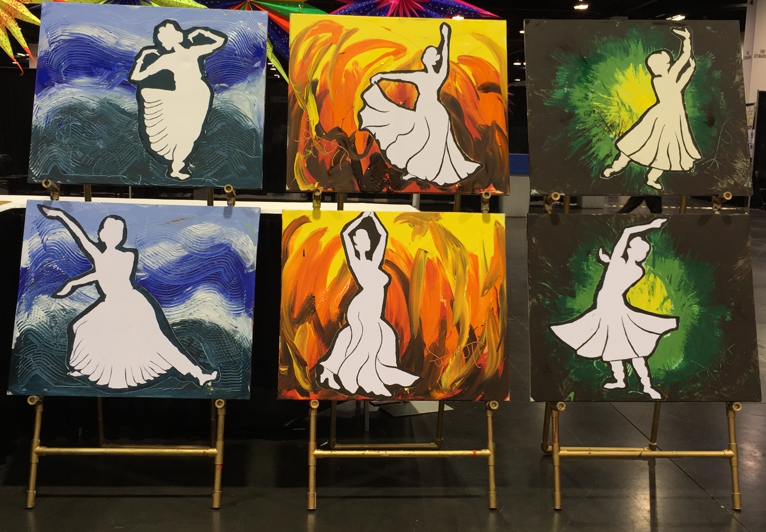 Art by Prerana Kulkarni: Live Painting on stage - BMM 2015 - July 3rd