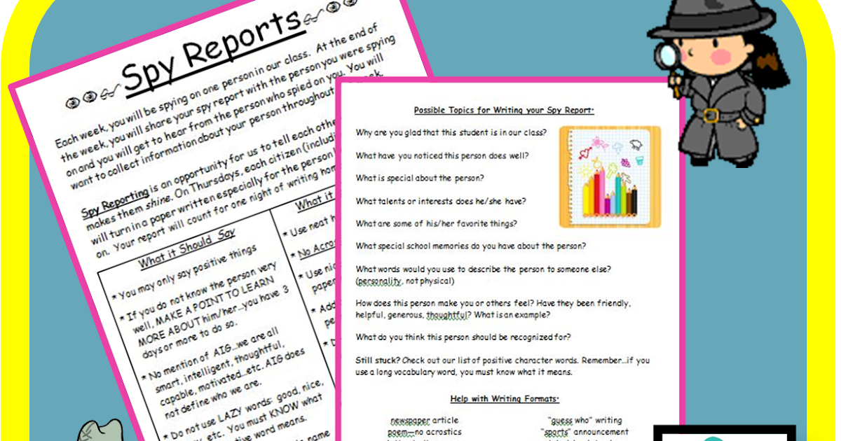 Life, Love, Literacy: Turn your Students into Spy Reporters