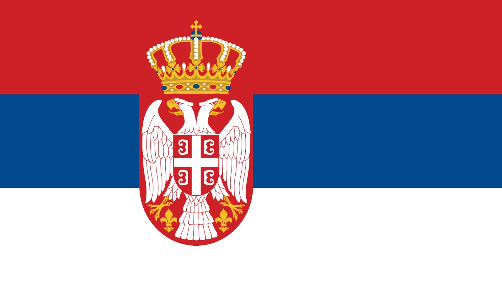 Zastava i grb Srbije - Serbian flag & coat of arms