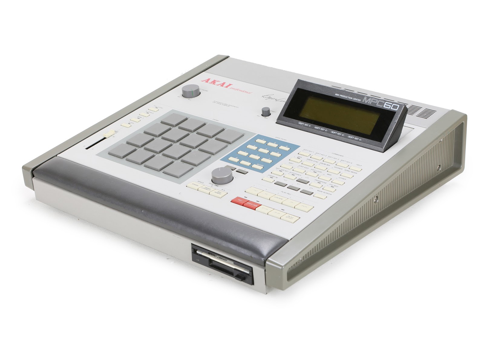 MATRIXSYNTH: Akai MPC-60 Vintage Sampler Sequencer OS 3.10e NEW BACKLIGHT