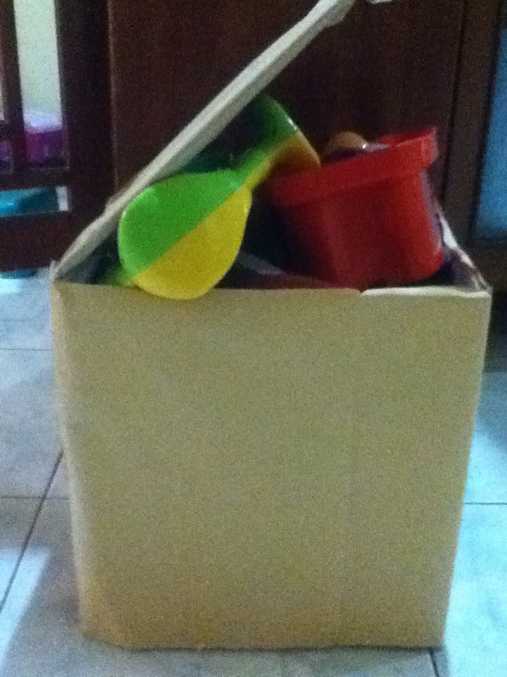 Membuat Kotak Mainan Dari Barang Bekas