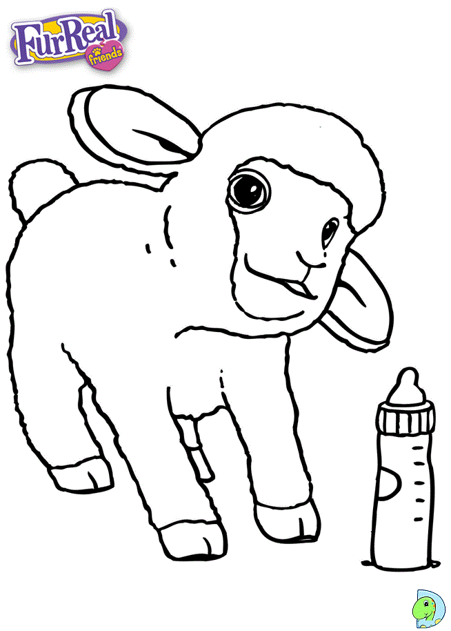 Dinokids - Desenhos para colorir: Desenhos de FurReal para colorir