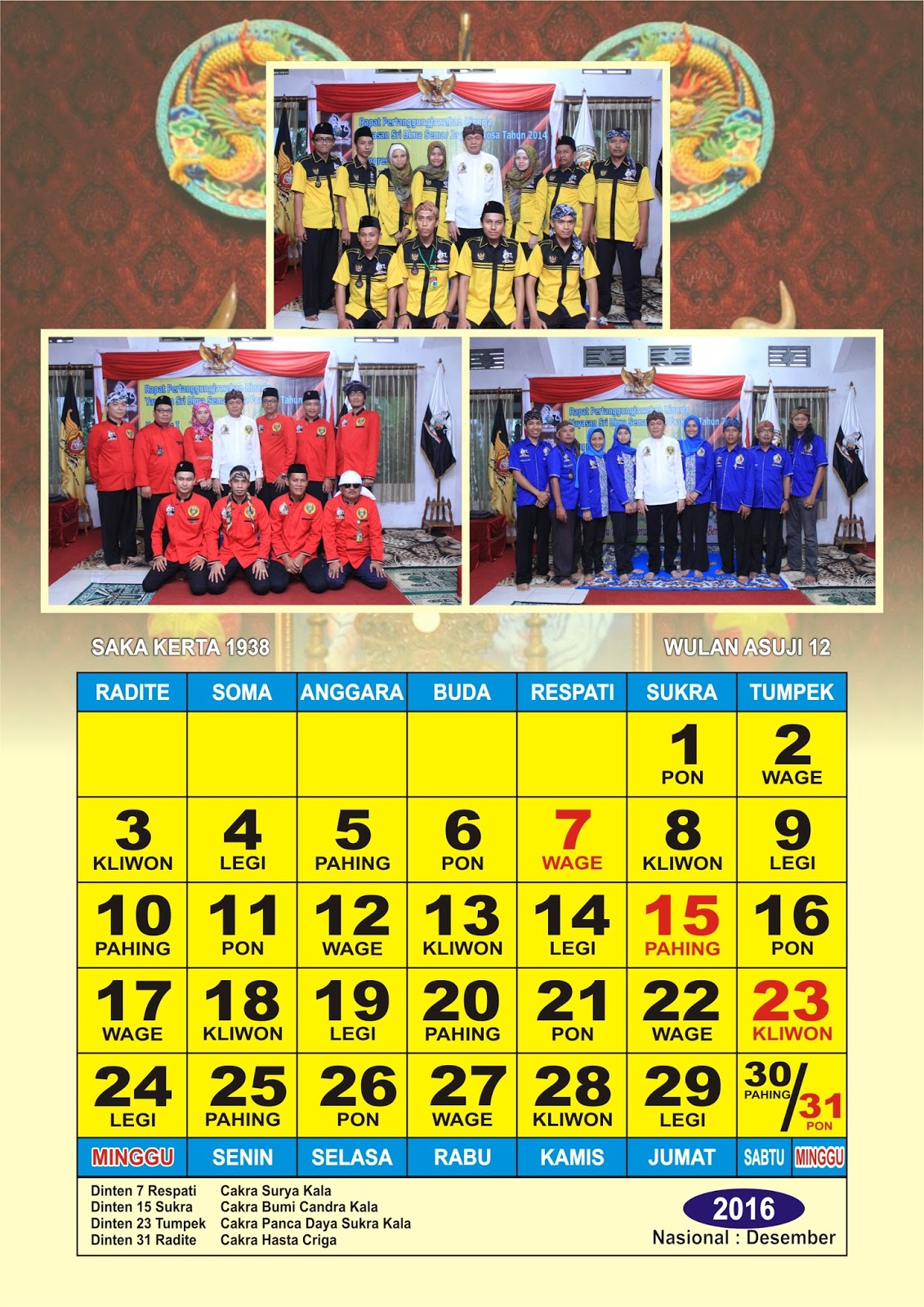 Pajajaran Anyar: KALENDER SUNDA
