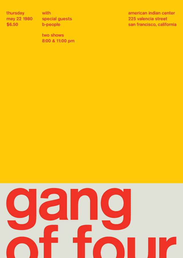 STRANDED KOSMONAUT: Vintage Punk Flyers Redesigned With Swiss Typography