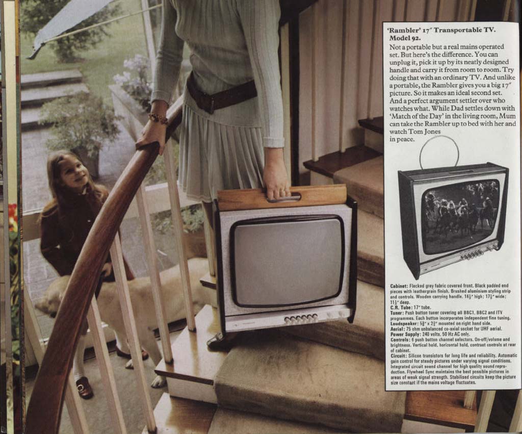 Doz' Blog: Pye 92 17" 'Transportable' Television set - 169 Chassis