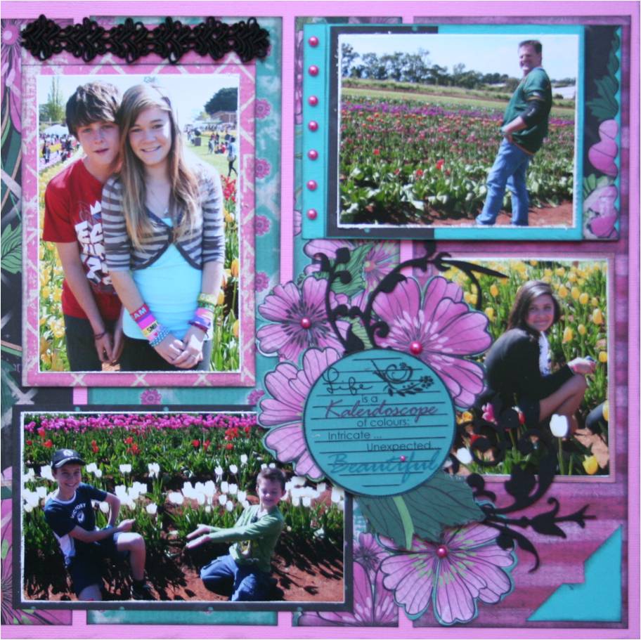 Scrap Collections Design Team: FLORAL TRESSEL class instructions