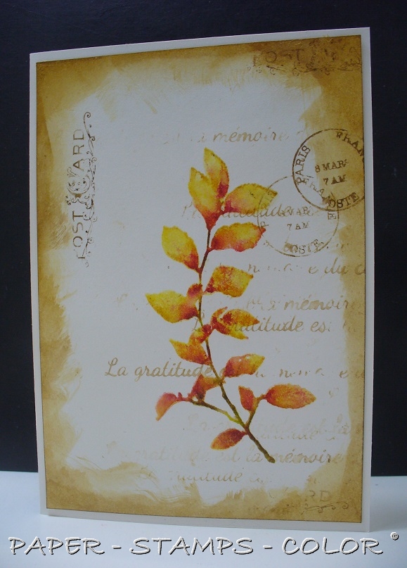 PAPER - STAMPS - COLOR: Sunny card!