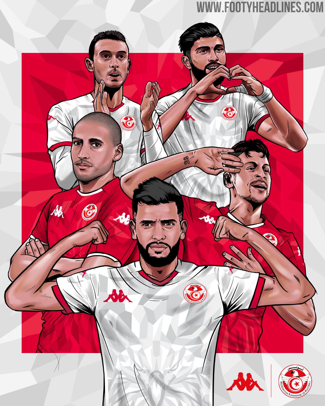 Tunisia 2020 Home & Away Kits Released - Footy Headlines