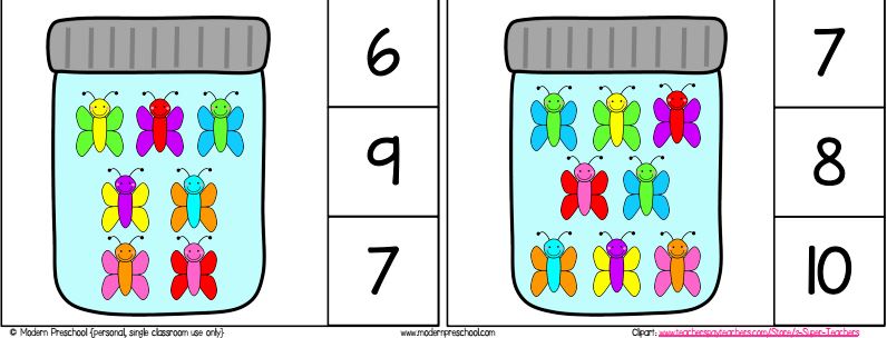 Creciendo con libros y juegos: RECOPILACIÓN DE TARJETAS PARA CONTAR ...